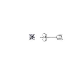 Luxenter Sterling Silber 925 Ohrringe mit rhodiniertem Brillant Zirkonia - Kyoro