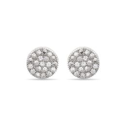 Luxenter, Ohrringe aus 925er Sterlingsilber und rhodinierten Zirkonias