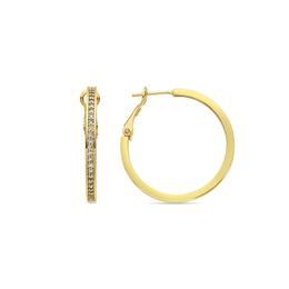 Luxenter-Ohrringe mit 18k Gold-Finish Brillant Zirkonia - Budix