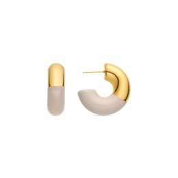 Luxenter-Ohrringe aus 18k Gelbgold - Tayris
