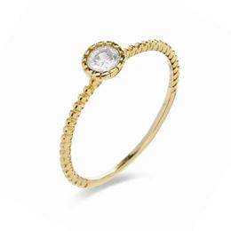 Luxenter Naadim 925 Sterling Silber vergoldeter Ring