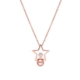 Luxenter Brilliant Zirkonia Halskette aus 18-karat-Ros&eacute;gold - Losath