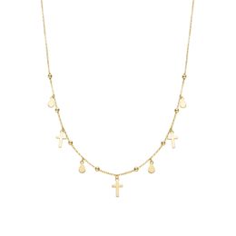 Luxenter Halskette aus 925er Sterlingsilber mit 18 Karat Gelbgold - Cirai