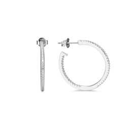 Luxenter Sterling Silber 925 Ohrringe mit rhodiniertem Brillant Zirkonia - Xoma