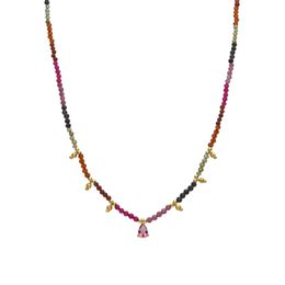 Luxenter Multicolour-Turmalin-Halskette aus 18k Gelbgold - Baim