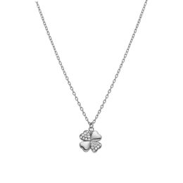 Luxenter Halskette aus 925 Sterling Silber und rhodinierten Zirkonia - Lumah