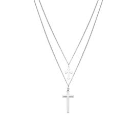 Luxenter-Halskette mit Rhodium abgeschlossen &ndash; Frikca