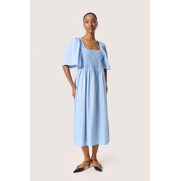 Soaked in Luxury Kleid A-shape blue white