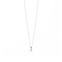 Luxenter Sterling Silber 925 Halskette mit rhodinierten Zirkonia - Yedia