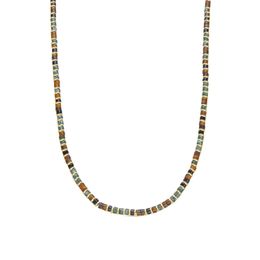 Luxenter Sterling Silber 925 und Tigerauge Halskette mit 18k Gold Finish - Ryhu