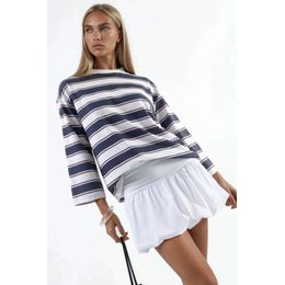 High Waist Mini Skater-Rock