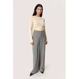 Soaked in Luxury Strickpullover SLSpina Gerade Passform beige