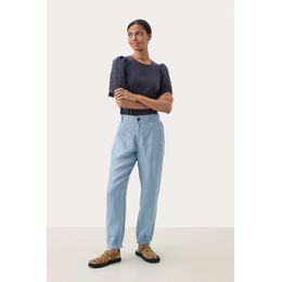 PART TWO Casual Hose Contemporary fit Faded Denim blue