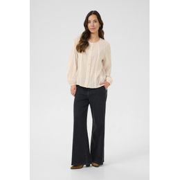 Cream Langarm - Hemd CREsme Regular fit beige