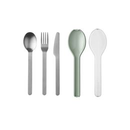 Mepal Besteckset "To Go" Ellipse gr&uuml;n Edelstahl,Kunststoff Ma&szlig;e (cm): B: 5,1 H: 2,3 &raquo; M&ouml;bel Kraft