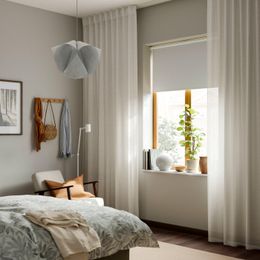 IKEA RITVA 2 Gardinen + Raffhalter
