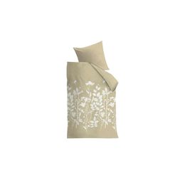 Beddinghouse Baumwoll-Bettw&auml;sche Plant beige Ma&szlig;e (cm): B: 135 &raquo; M&ouml;bel Kraft