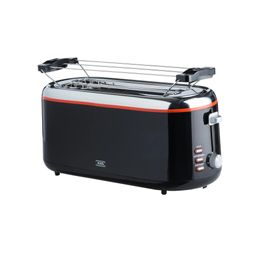 KHG Langschlitztoaster TO-1301LSS schwarz Metall,Kunststoff Ma&szlig;e (cm): B: 39 H: 17,3 T: 17.0 &raquo; M&ouml;bel Kraft