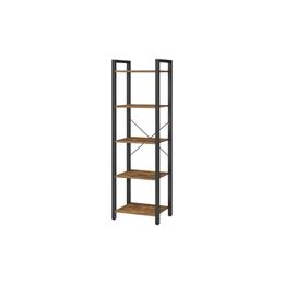 M&ouml;bel Kraft Standregal braun Ma&szlig;e (cm): B: 40 H: 153 &raquo; M&ouml;bel Kraft