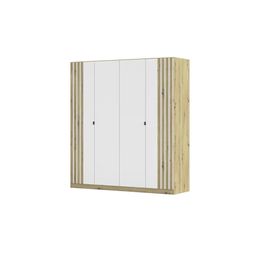 M&ouml;bel Kraft Dreht&uuml;renschrank Piove wei&szlig; Ma&szlig;e (cm): B: 181 H: 197 T: 54.0 &raquo; M&ouml;bel Kraft