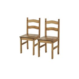 M&ouml;bel Kraft Stuhlpaar (2er-Set) holzfarben Ma&szlig;e (cm): B: 44 H: 107 T: 45.0 &raquo; M&ouml;bel Kraft
