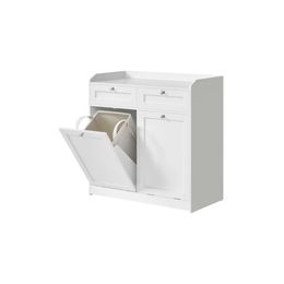M&ouml;bel Kraft Midischrank wei&szlig; Ma&szlig;e (cm): B: 78,9 H: 80,2 &raquo; M&ouml;bel Kraft