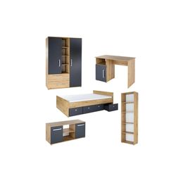 M&ouml;bel Kraft Jugendzimmer 6er-Set Alessio mehrfarbig Ma&szlig;e (cm): B: 717 H: 602 &raquo; M&ouml;bel Kraft