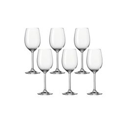 Leonardo 6er-Gl&auml;serset Daily transparent/klar Glas Ma&szlig;e (cm): B: 8 H: 11,2 &raquo; M&ouml;bel Kraft