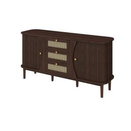 M&ouml;bel Kraft Sideboard braun Ma&szlig;e (cm): B: 140,5 H: 76 &raquo; M&ouml;bel Kraft