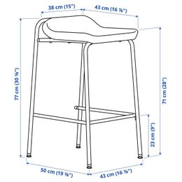 IKEA KESNACKEN Barhocker