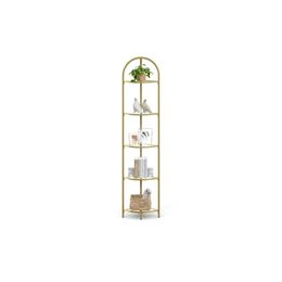 M&ouml;bel Kraft Standregal gold Ma&szlig;e (cm): B: 29,5 H: 158 &raquo; M&ouml;bel Kraft