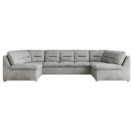 M&ouml;bel Kraft Wohnlandschaft mit Schlaffunktion Comodo silber Ma&szlig;e (cm): B: 340 H: 93 &raquo; M&ouml;bel Kraft