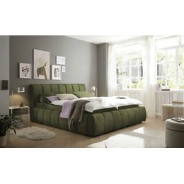 M&ouml;bel Kraft Polsterbett mit Bettkasten gr&uuml;n Ma&szlig;e (cm): B: 199 H: 102 &raquo; M&ouml;bel Kraft