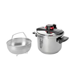 Woll Schnellkochtopf Pressure Pro silber Edelstahl Ma&szlig;e (cm): H: 17,5 &Oslash;: 22.0 &raquo; M&ouml;bel Kraft