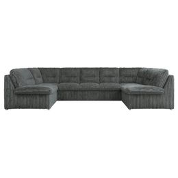 M&ouml;bel Kraft Wohnlandschaft mit Schlaffunktion Comodo grau Ma&szlig;e (cm): B: 340 H: 93 &raquo; M&ouml;bel Kraft