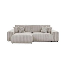 S-STYLE Ecksofa Mollis grau Ma&szlig;e (cm): B: 255 H: 77 &raquo; M&ouml;bel Kraft