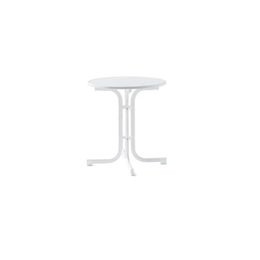 SIEGER Party-Klapptisch wei&szlig; Ma&szlig;e (cm): H: 72 &Oslash;: 68.0 &raquo; M&ouml;bel Kraft