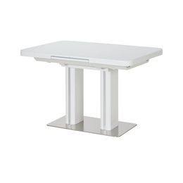M&ouml;bel Kraft Esstisch ausziehbar wei&szlig; Ma&szlig;e (cm): B: 80 H: 76 &raquo; M&ouml;bel Kraft