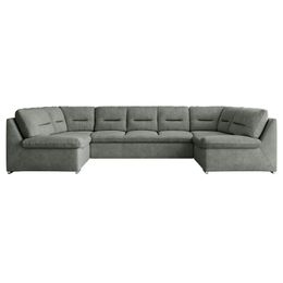 M&ouml;bel Kraft Wohnlandschaft mit Schlaffunktion Comodo grau Ma&szlig;e (cm): B: 340 H: 93 &raquo; M&ouml;bel Kraft