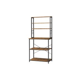 M&ouml;bel Kraft Standregal braun Ma&szlig;e (cm): B: 80 H: 167 &raquo; M&ouml;bel Kraft