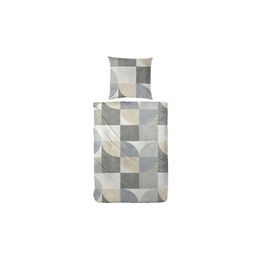 M&ouml;bel Kraft Flanell Bettw&auml;sche-Set grau Ma&szlig;e (cm): B: 135 H: 1 &raquo; M&ouml;bel Kraft
