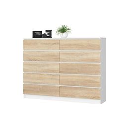 M&ouml;bel Kraft Kommode 160 cm breit mehrfarbig Ma&szlig;e (cm): B: 160 H: 121 &raquo; M&ouml;bel Kraft