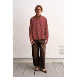 Baumwoll &Uuml;bergr&ouml;&szlig;e Hemdbluse