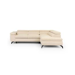 S-STYLE Ecksofa mit Schlaffunktion Bonnie beige Ma&szlig;e (cm): B: 275 H: 76 &raquo; M&ouml;bel Kraft
