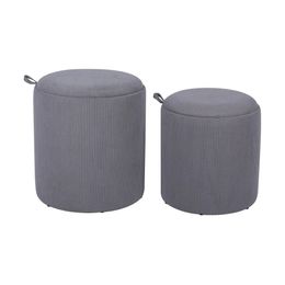M&ouml;bel Kraft Hocker-Set Villia Ma&szlig;e (cm): H: 44 &Oslash;: 39.0 &raquo; M&ouml;bel Kraft