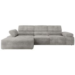 M&ouml;bel Kraft Ecksofa mit Sitzvorzug Rilasso grau Ma&szlig;e (cm): B: 296 H: 66 &raquo; M&ouml;bel Kraft