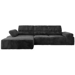 M&ouml;bel Kraft Ecksofa mit Sitzvorzug Rilasso grau Ma&szlig;e (cm): B: 296 H: 66 &raquo; M&ouml;bel Kraft