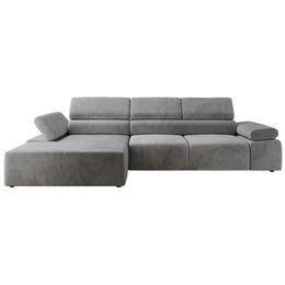 M&ouml;bel Kraft Ecksofa mit Sitzvorzug Rilasso grau Ma&szlig;e (cm): B: 296 H: 66 &raquo; M&ouml;bel Kraft