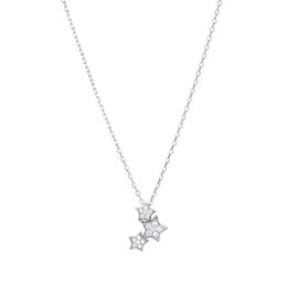 Luxenter Sterling Silber 925 Halskette mit rhodiniertem Brillant Zirkonia - Familie