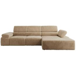 M&ouml;bel Kraft Ecksofa mit Sitzvorzug Rilasso beige Ma&szlig;e (cm): B: 296 H: 66 &raquo; M&ouml;bel Kraft